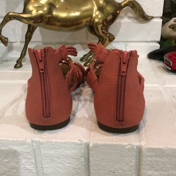 Rampage | Shoes | Salmon Color Rampage Gladiator Style Sandals | Poshmark
